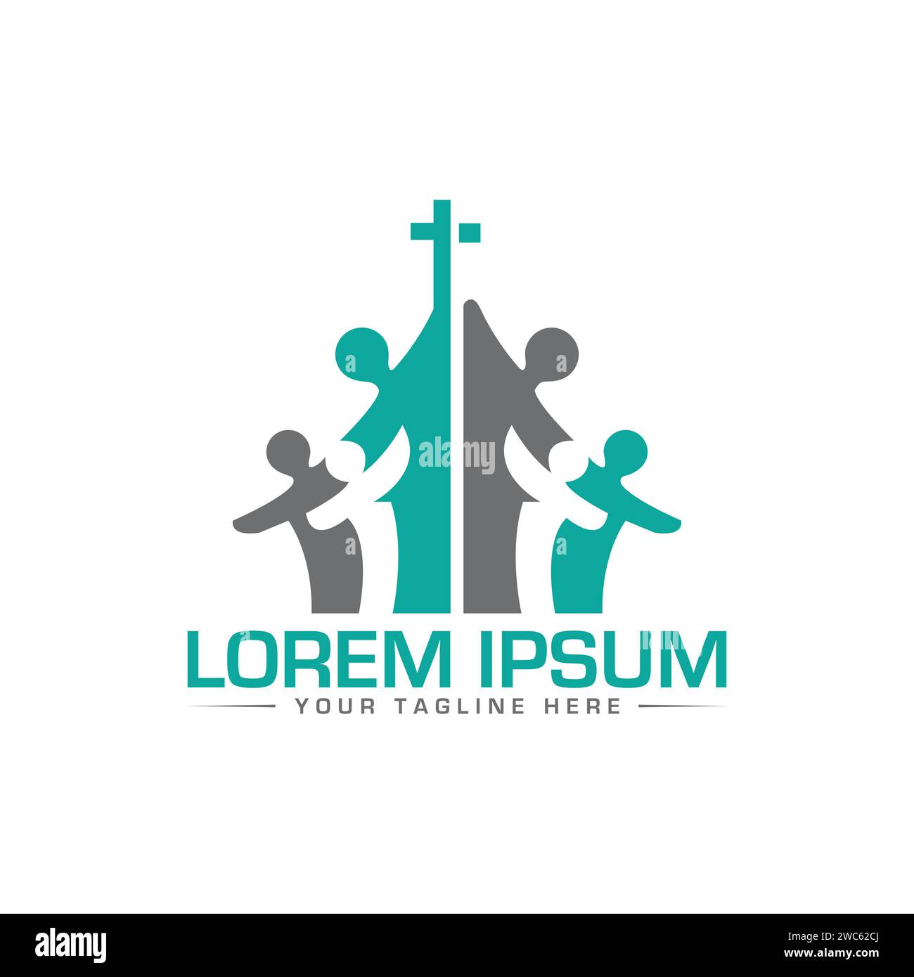 Church Logo Design. Unique and Modern Logo Design Stock Vector Image ...