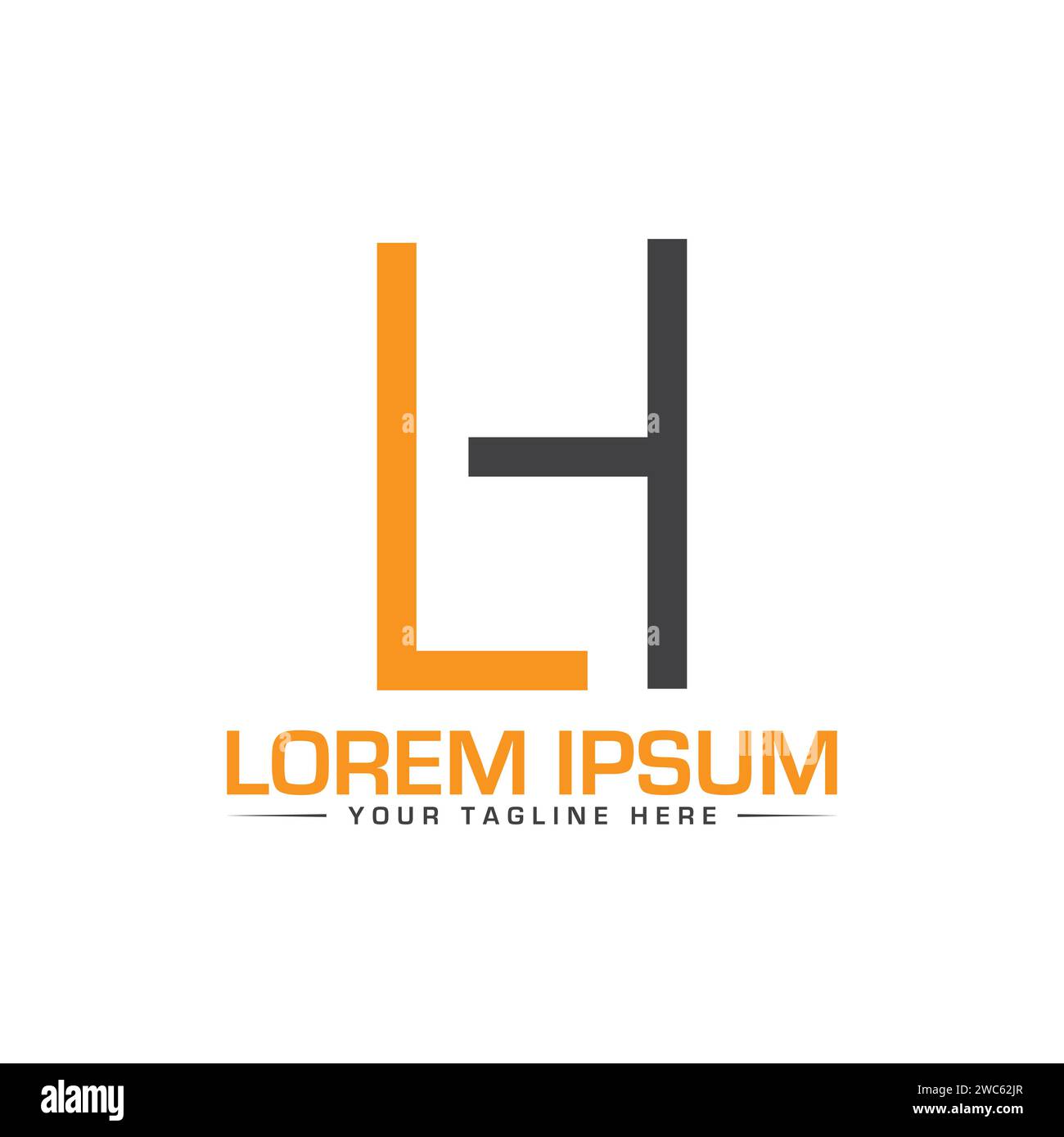 LH Letter Logo Design. Modern Logo Design Stock Vector Image & Art - Alamy