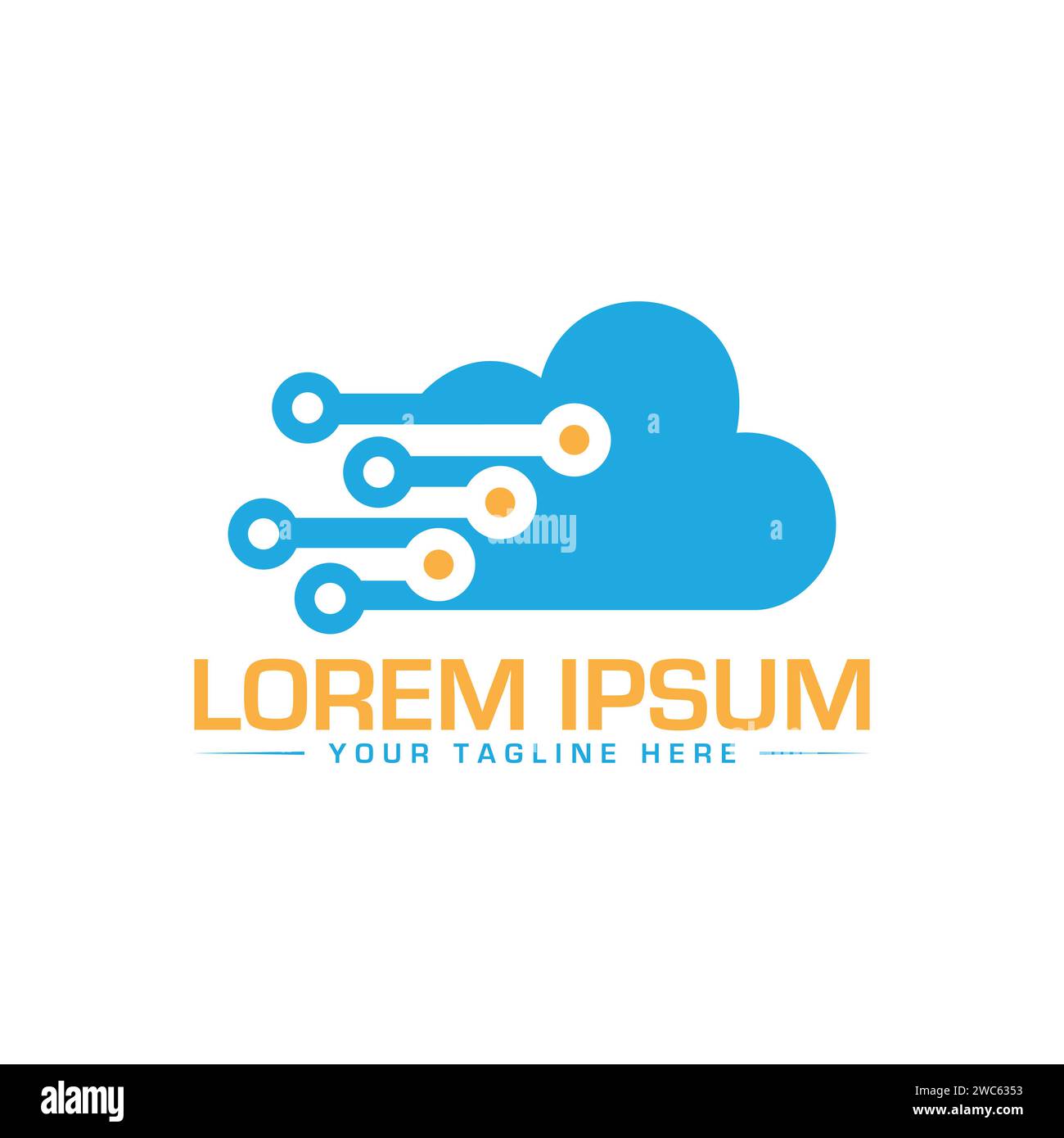 Cloud Logo Design. Unique and Creative Cloud Logo Design. Cloud Tech ...