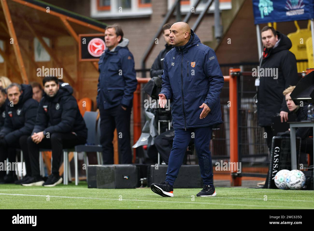 VOLENDAM , 14-01-2024 , Kras Stadion , season 2023 / 2024 , Dutch ...