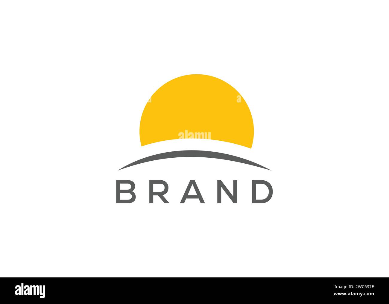 Minimalist sun logo design vector template Stock Vector Image & Art - Alamy