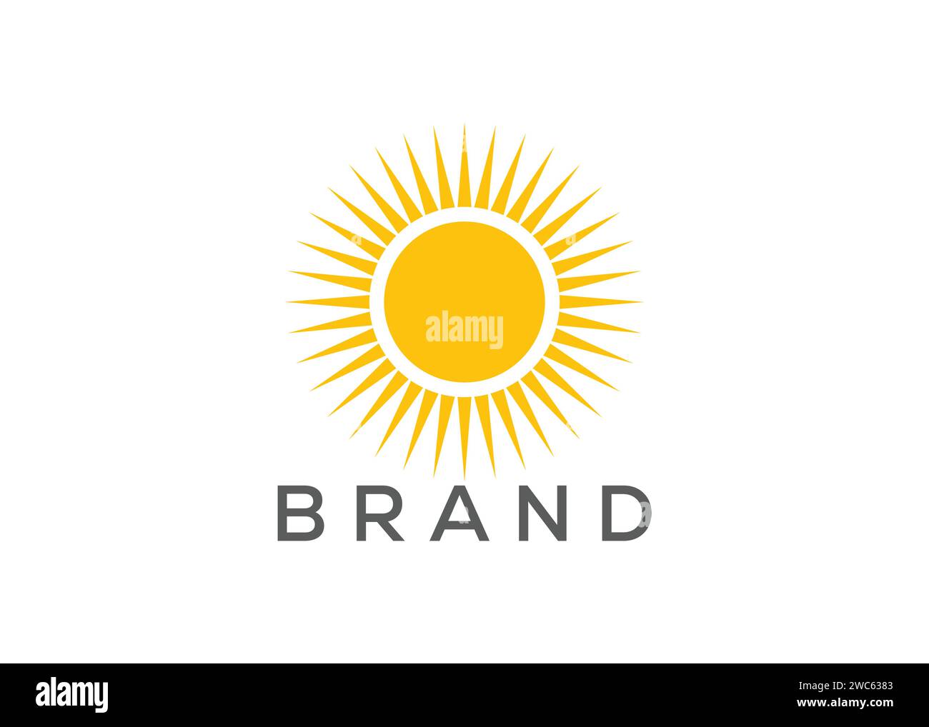 Minimalist sun logo design vector template Stock Vector Image & Art - Alamy
