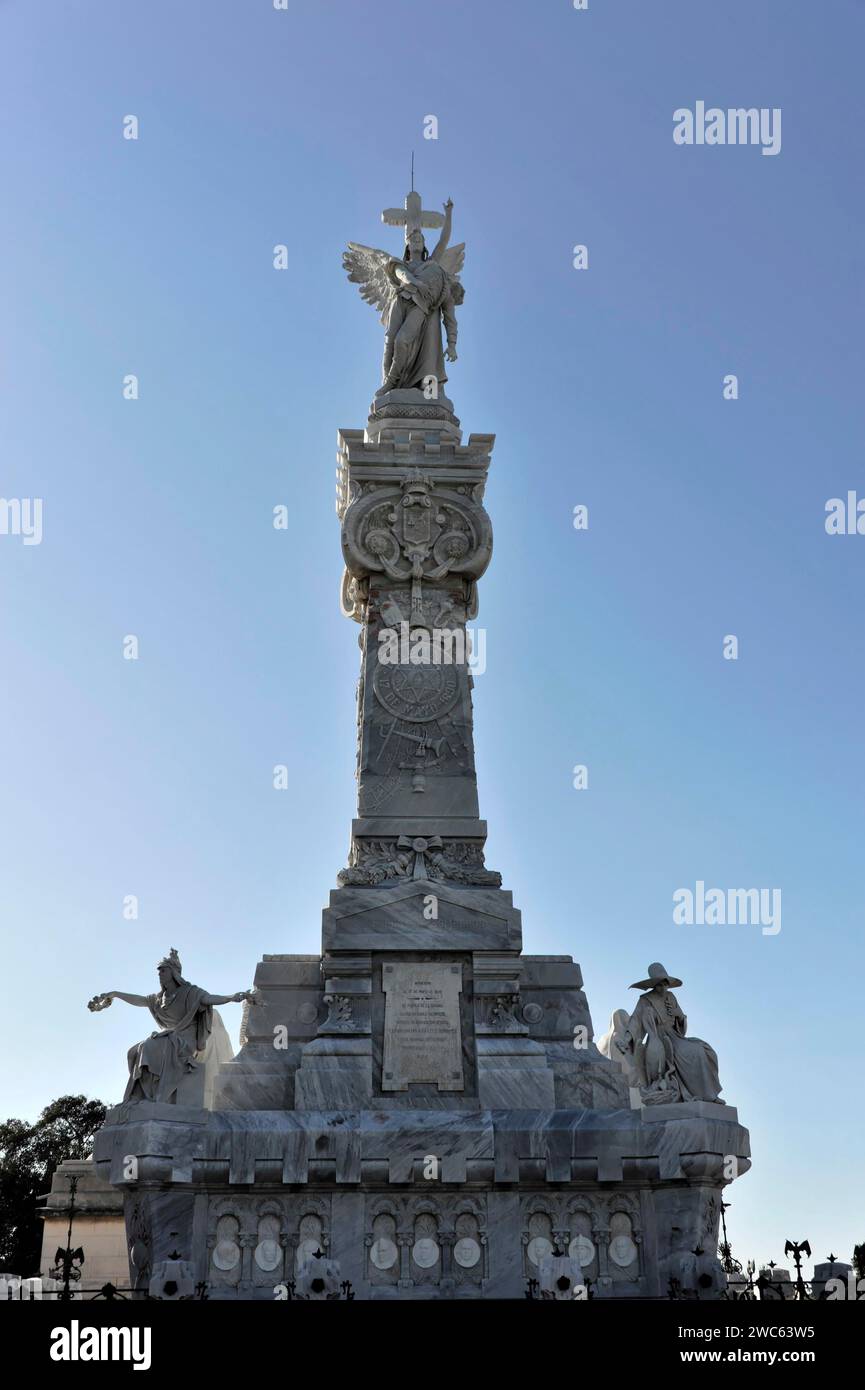 Mausoleum of the Firemen, Cementerio de Cristobal Colon, Christopher ...