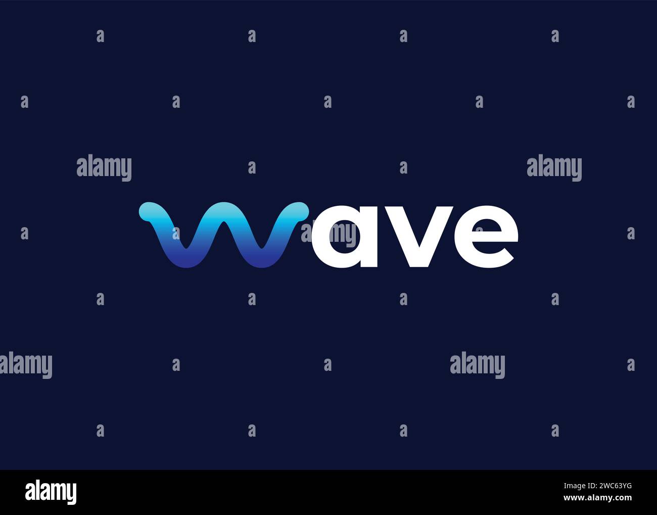 Ocean wave abstract water logo logo branding hi-res stock photography ...
