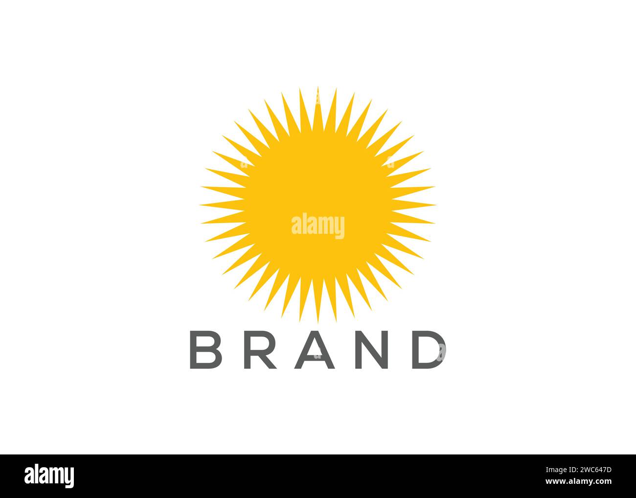 Minimalist sun logo design vector template Stock Vector Image & Art - Alamy