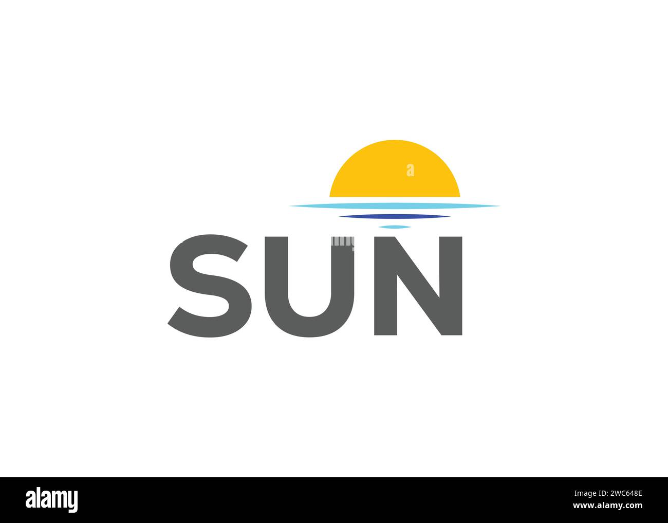 Sun logo hi-res stock photography and images - Alamy