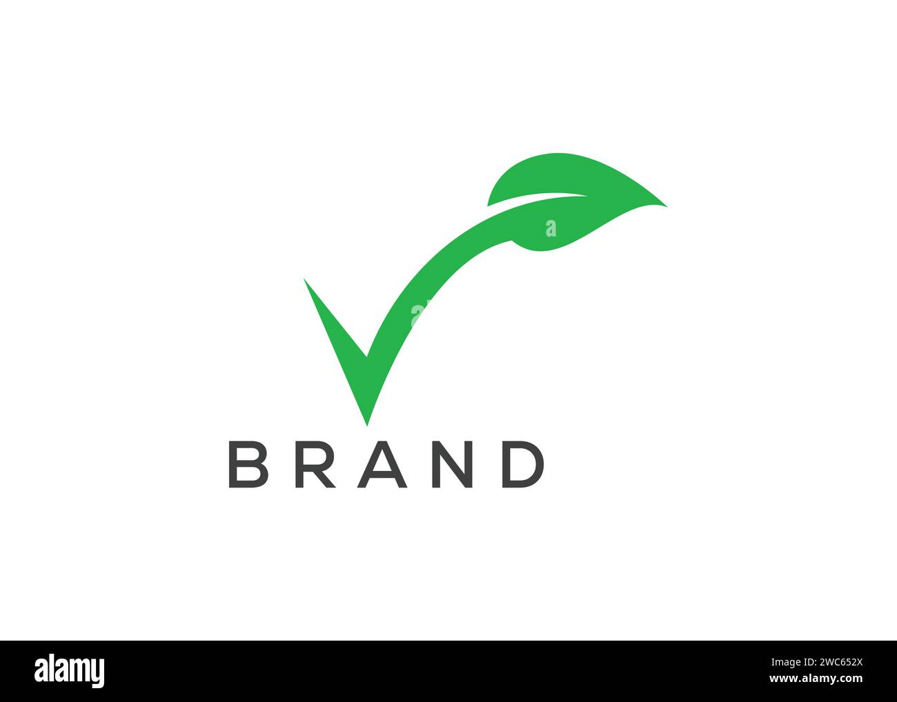 Tick tree logo Stock Vector Images - Alamy