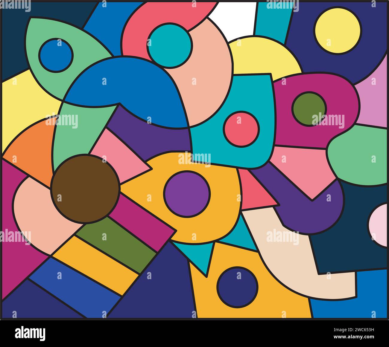 colorful abstract art Stock Vector Image & Art - Alamy