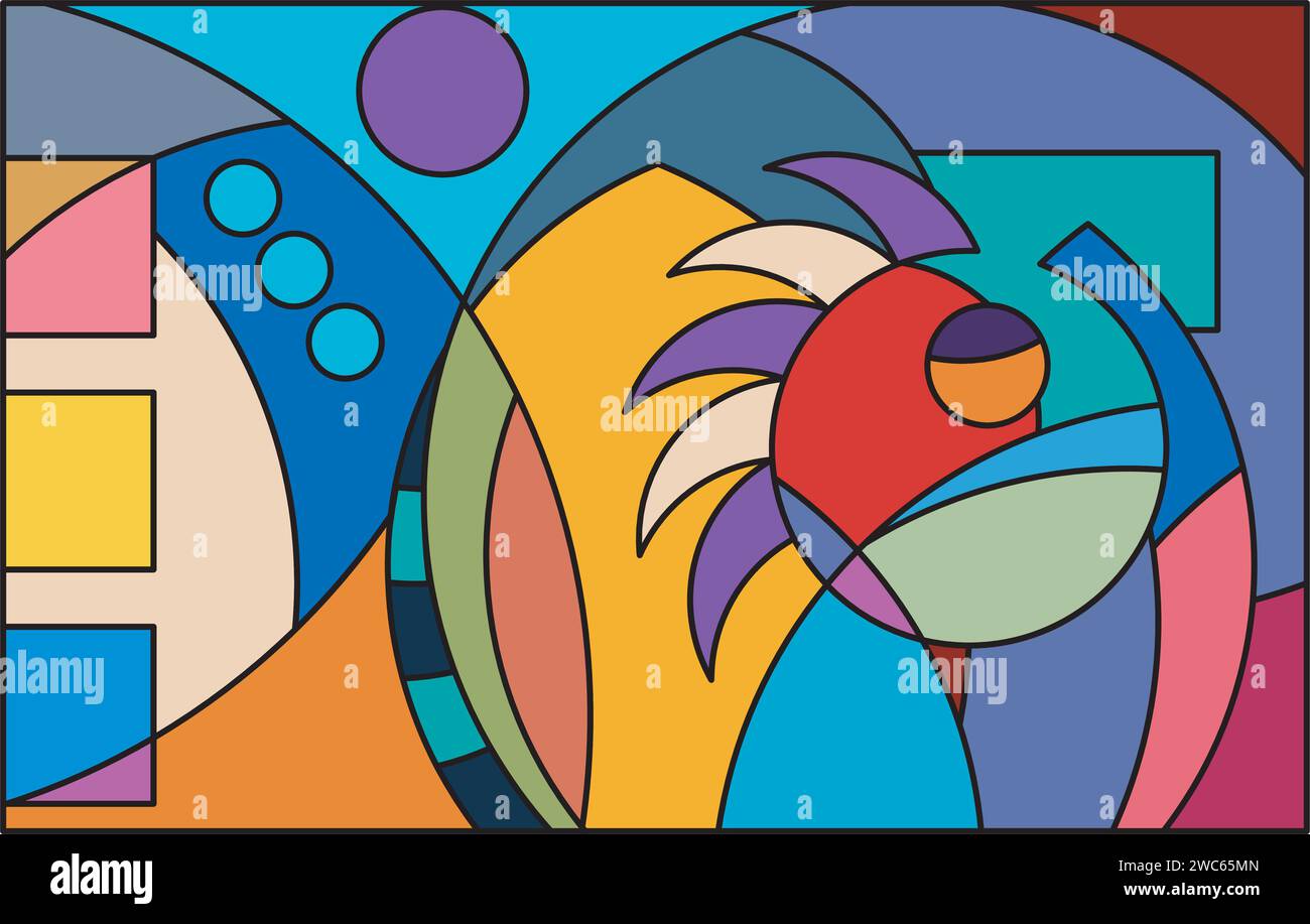 colorful abstract art Stock Vector Image & Art - Alamy