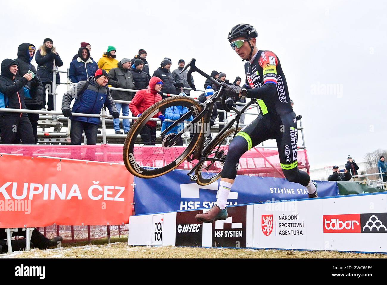 Tabor, Czech Republic. 14th Jan, 2024. Czech Republic Cyclocross ...