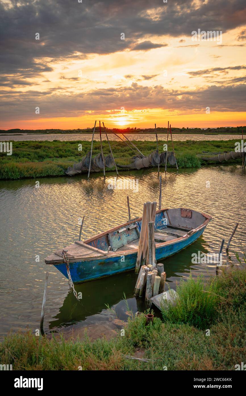 Sunrise sky in camargue southern hi-res stock photography and images ...