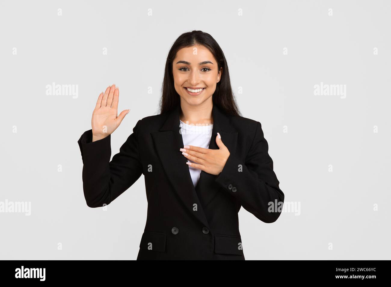 Making pledge hi-res stock photography and images - Alamy