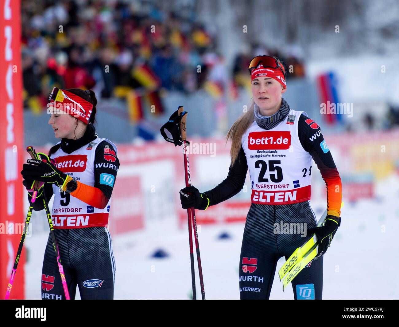 Ronja Loh (Deutschland), Anne Haeckel (Deutschland, links), GER, FIS ...