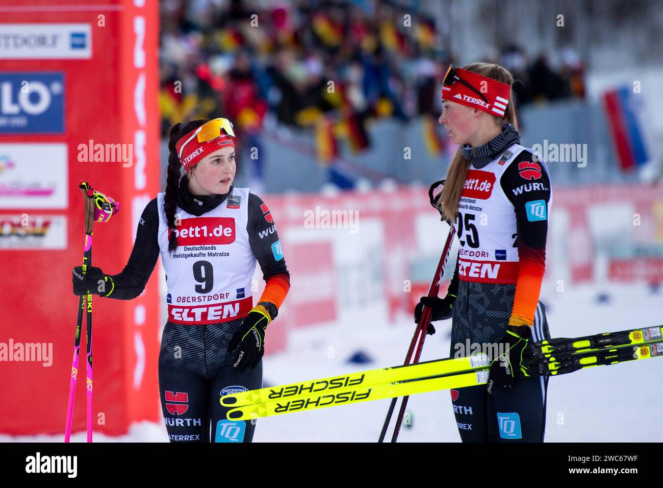Anne Haeckel (Deutschland, links), Ronja Loh (Deutschland), GER, FIS ...