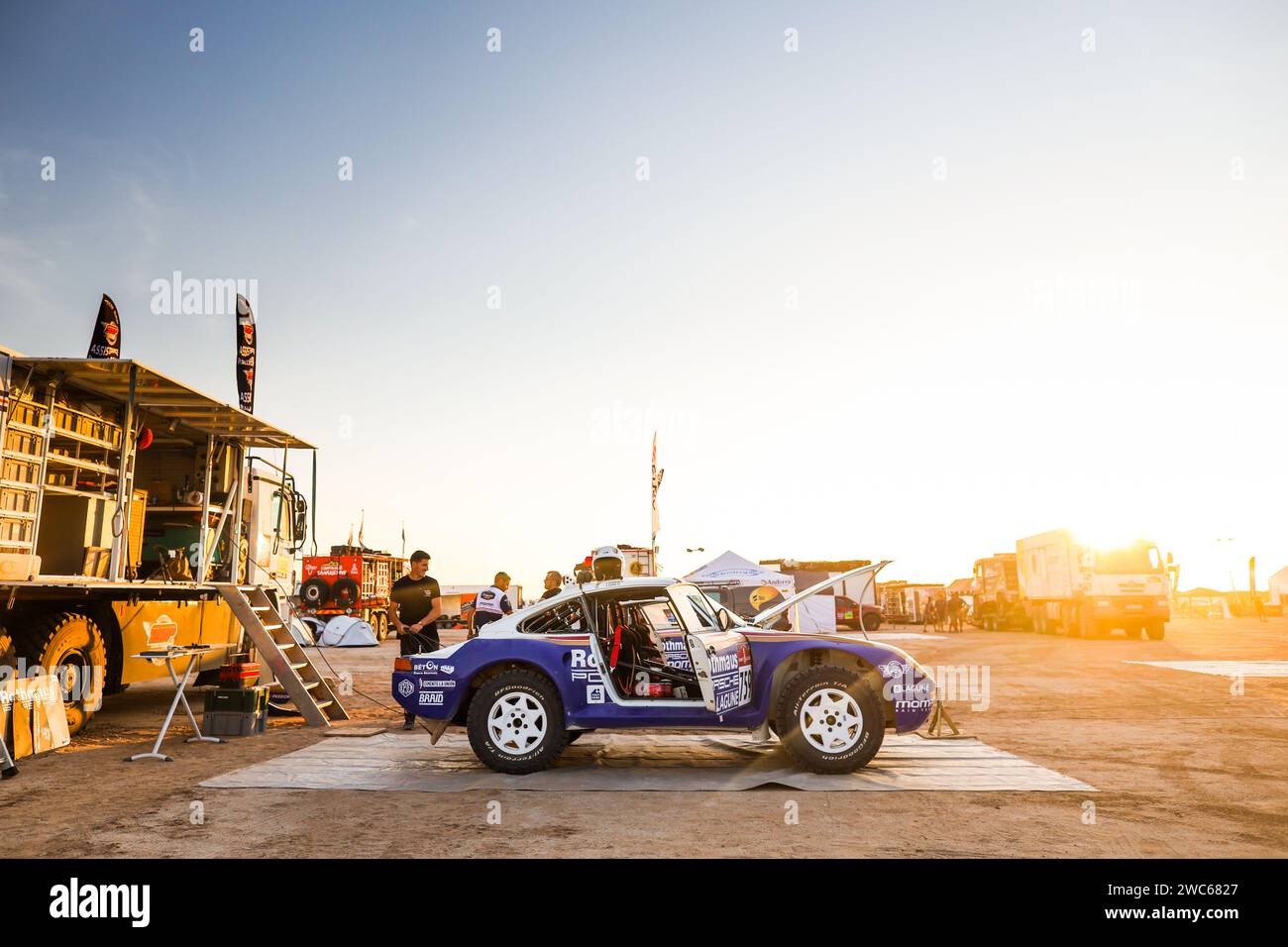 700 MORERA Juan (spa), RUBA Lidia (spa), Team SSP, Porsche 959, Dakar ...