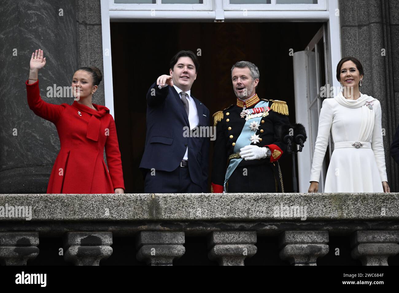 COPENHAGEN, DENMARK 20240114Denmark's King Frederik X and Queen Mary ...