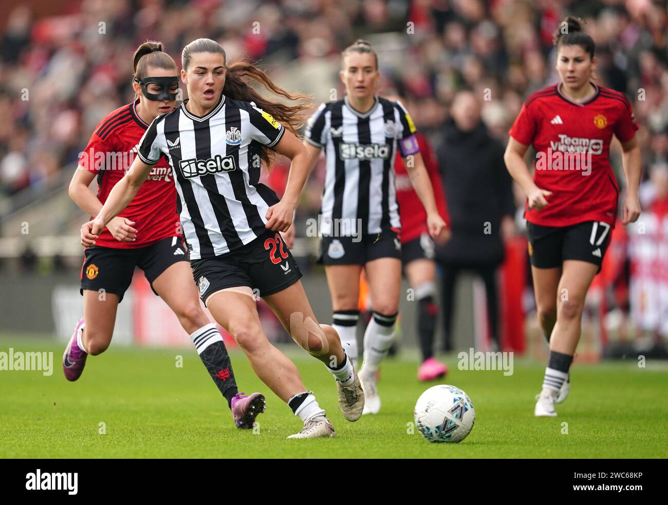 Newcastle United's Elysia Boddy during the Adobe Women's FA Cup fourth ...