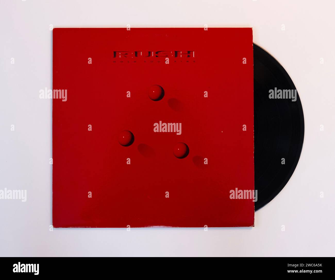 Rush - Hold your Fire - vinyl red album cover. Music. Rock. Canadian ...