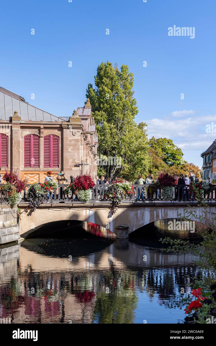 Colmar, France - October 15, 2023: Scenic view of touristic village ...