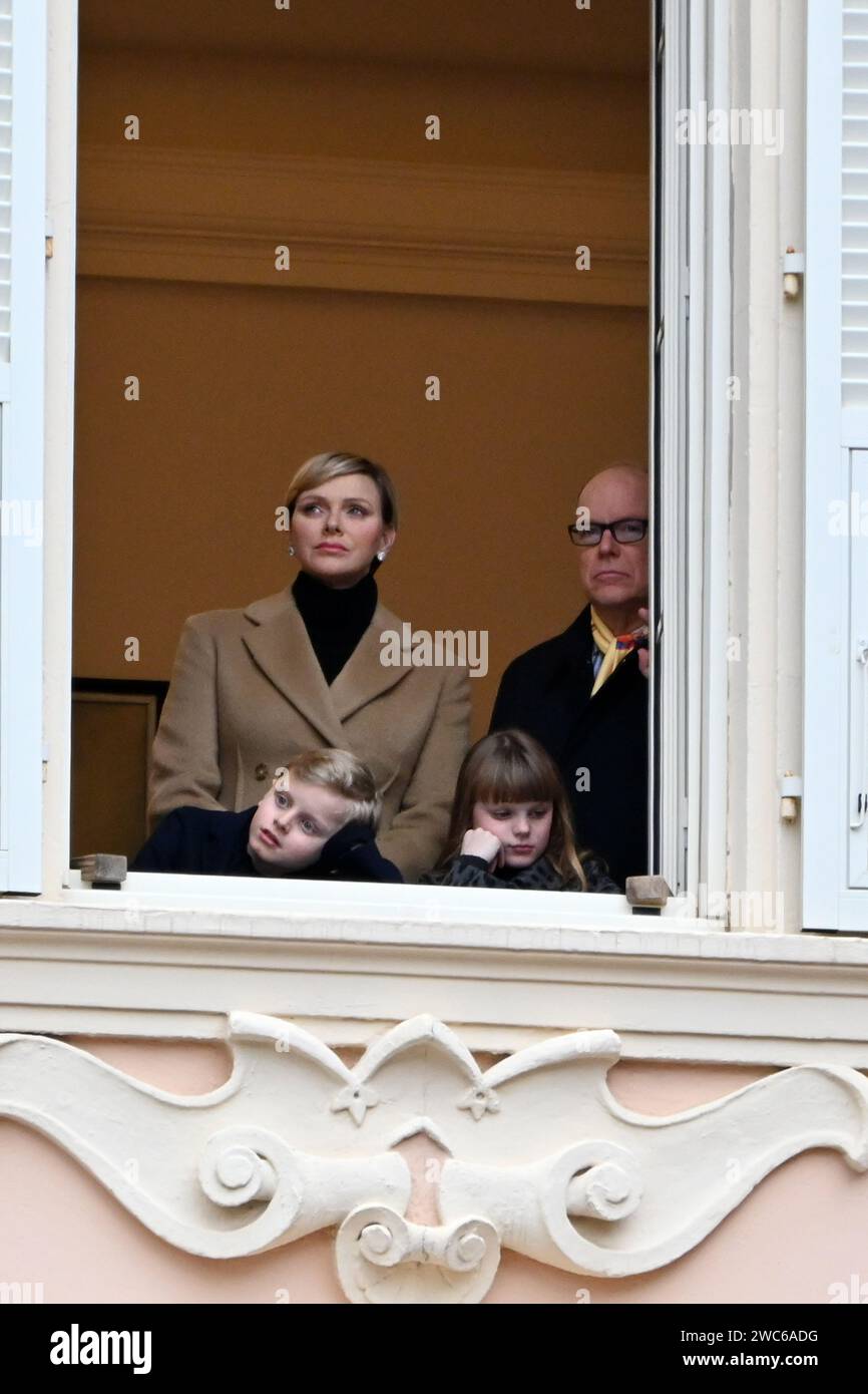 MONACO, - JANUARY 13 Albert II, Prince of Monaco, Prince Jacques of ...