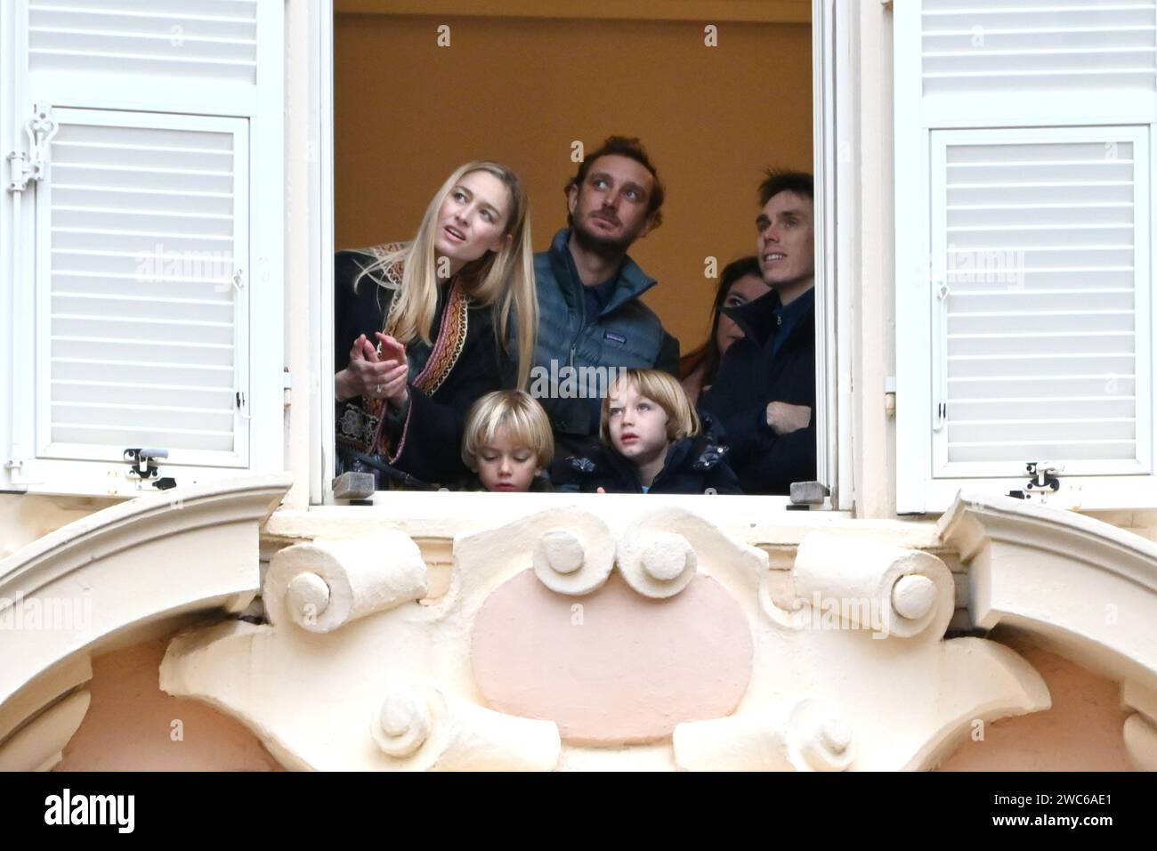 MONACO, - JANUARY 13 Beatrice Borromeo, Stefano Ercole Carlo Casiraghi ...