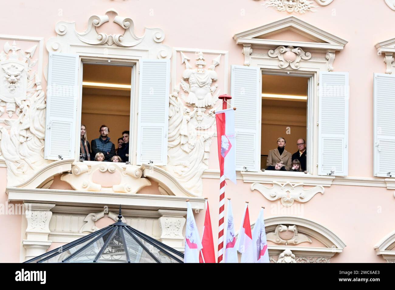 MONACO, - JANUARY 13 Beatrice Borromeo, Stefano Ercole Carlo Casiraghi ...