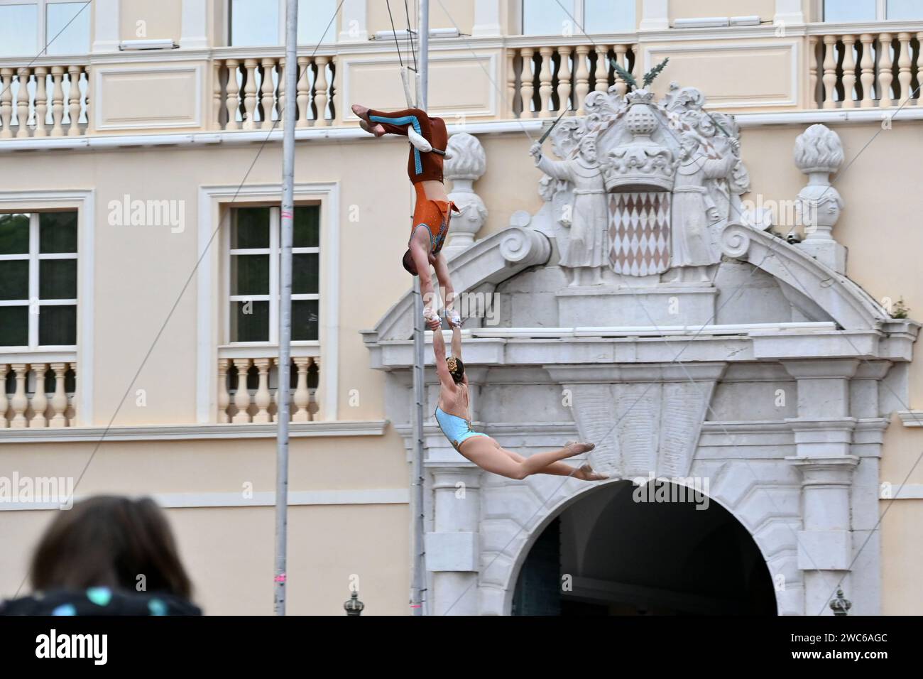 MONACO, - JANUARY 13 The Circus Parade on January 13, 2024 in Monaco ...