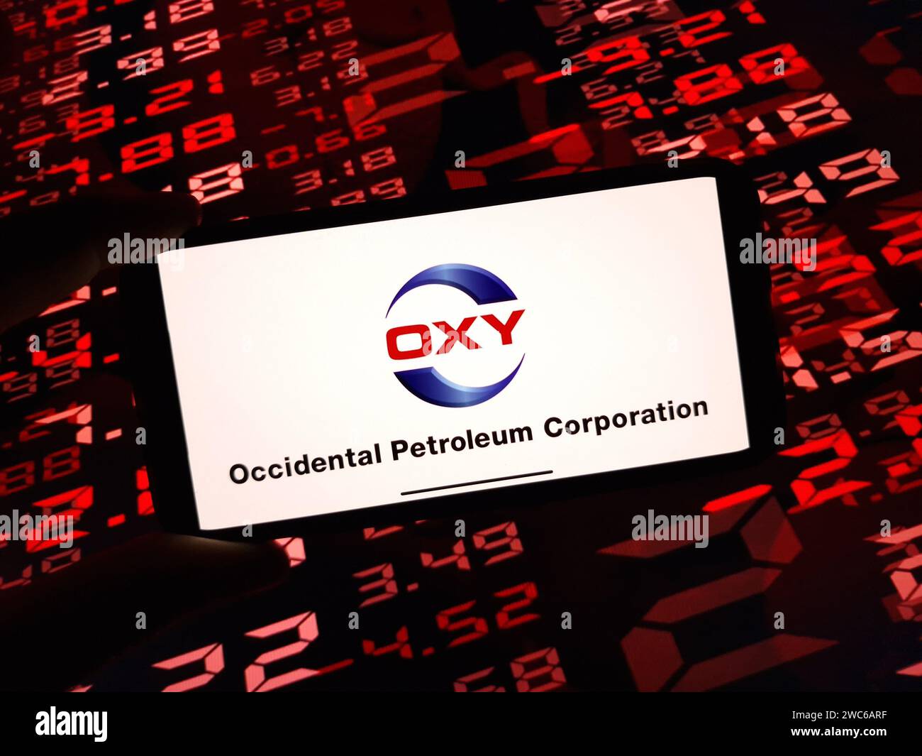 Konskie, Poland - January 13, 2024: Occidental Petroleum Corporation ...