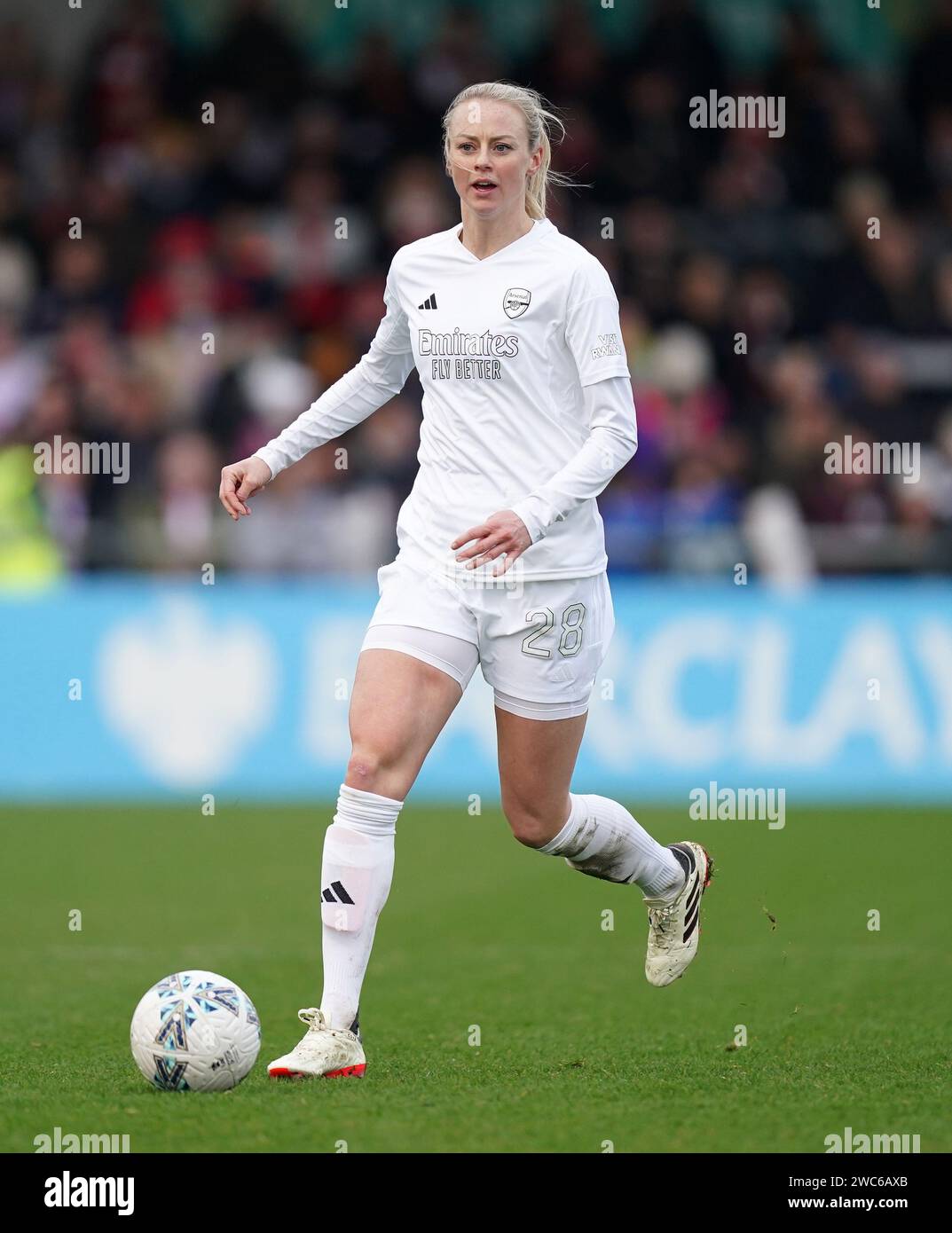 Arsenal's Amanda Ilestedt in action during the Adobe Women's FA Cup ...