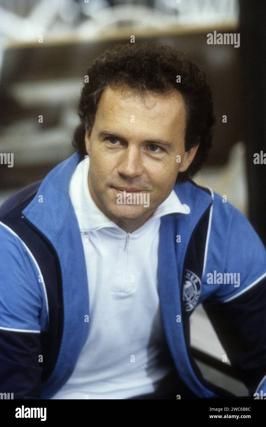 Franz Beckenbauer DFB-Teamchef 09/85 ru Franz Beckenbauer am 9 ...