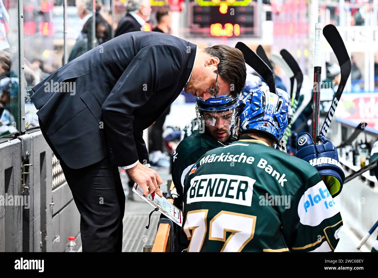 Iserlohn, Deutschland. 14th Jan, 2024. Pierre Beaulieu (Co-Trainer ...