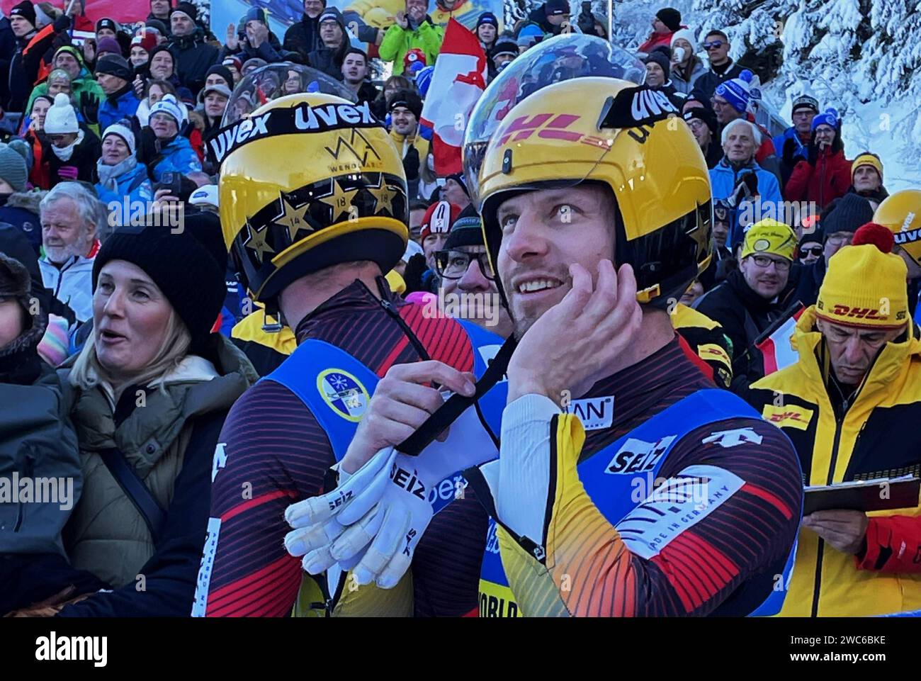 Rennrodel-Weltcup 2024 - Luge and Team Relay World Cup racing Innsbruck ...