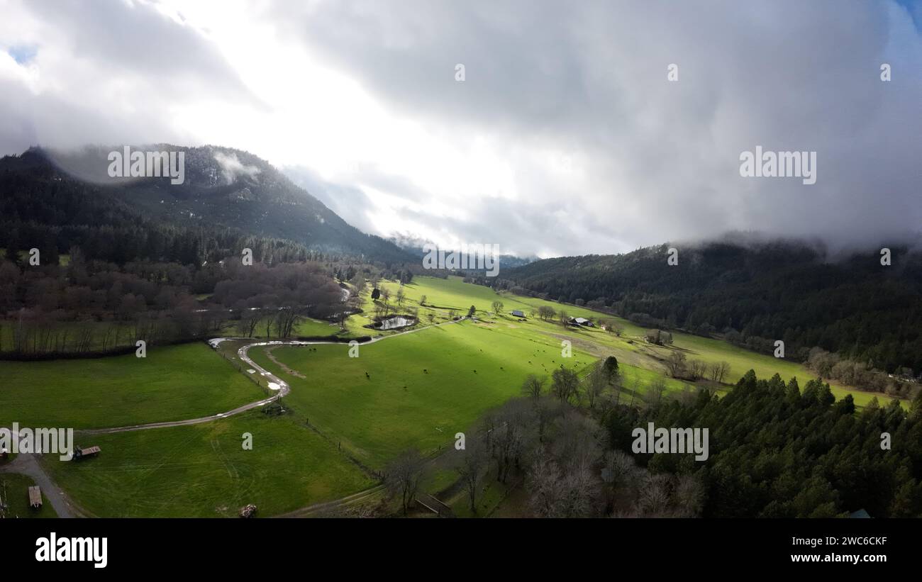 This stunning photograph showcases a mesmerizing landscape of rolling ...