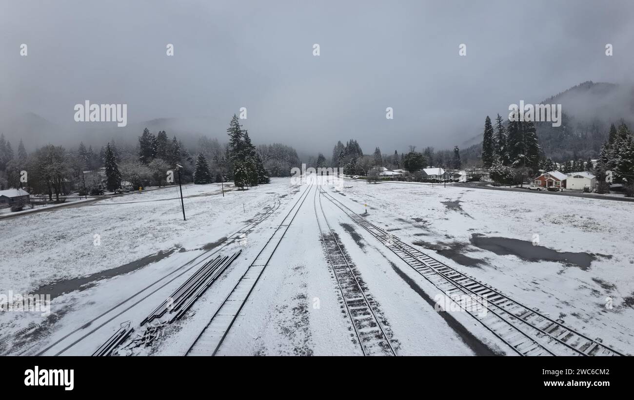 Aerial view railway under hi-res stock photography and images - Alamy