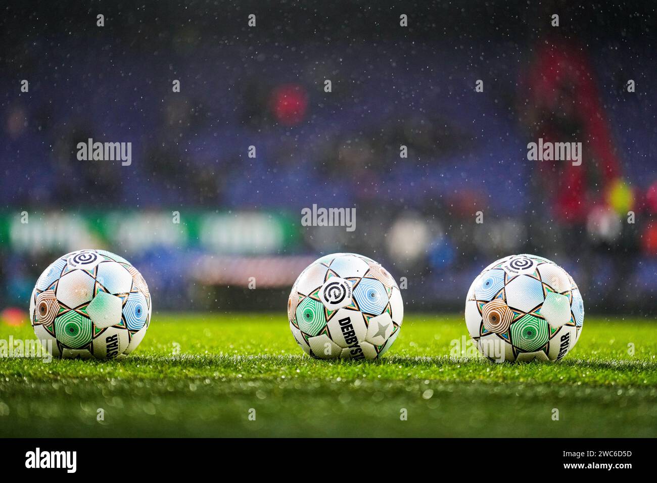 Rotterdam, The Netherlands. 14th Jan, 2024. Rotterdam - Balls during ...