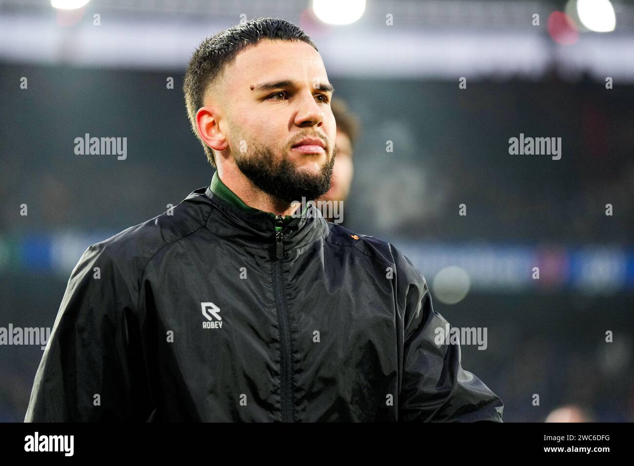 Rotterdam, The Netherlands. 14th Jan, 2024. Rotterdam - Calvin Verdonk of NEC Nijmegen during ...