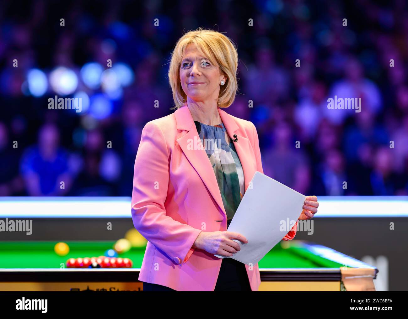 LONDON, UNITED KINGDOM. 14th Jan, 2024. BBC Sport Presenter Hazel ...