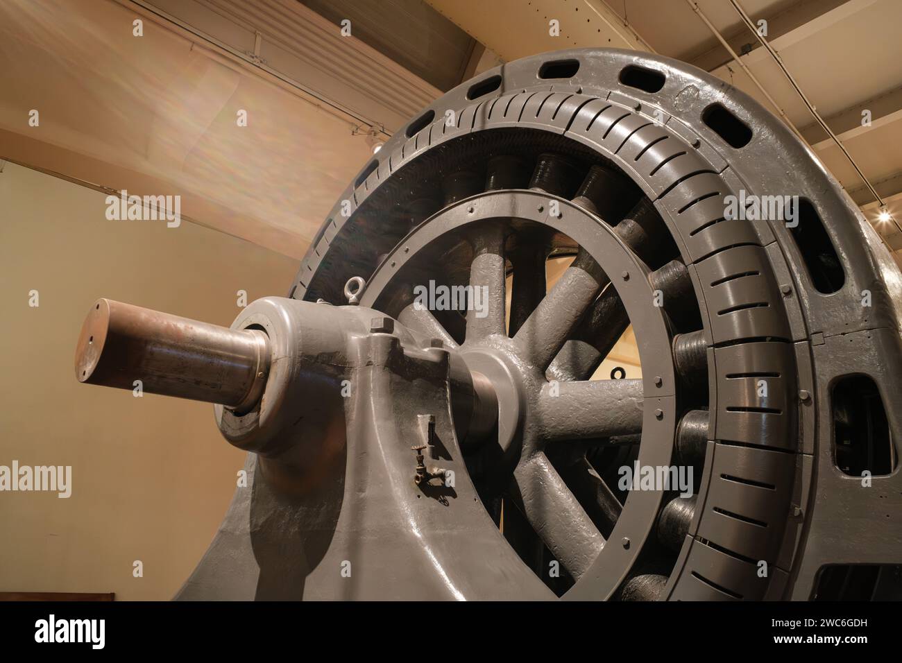 1903 water turbine and electric generator on display at The Henry Ford ...
