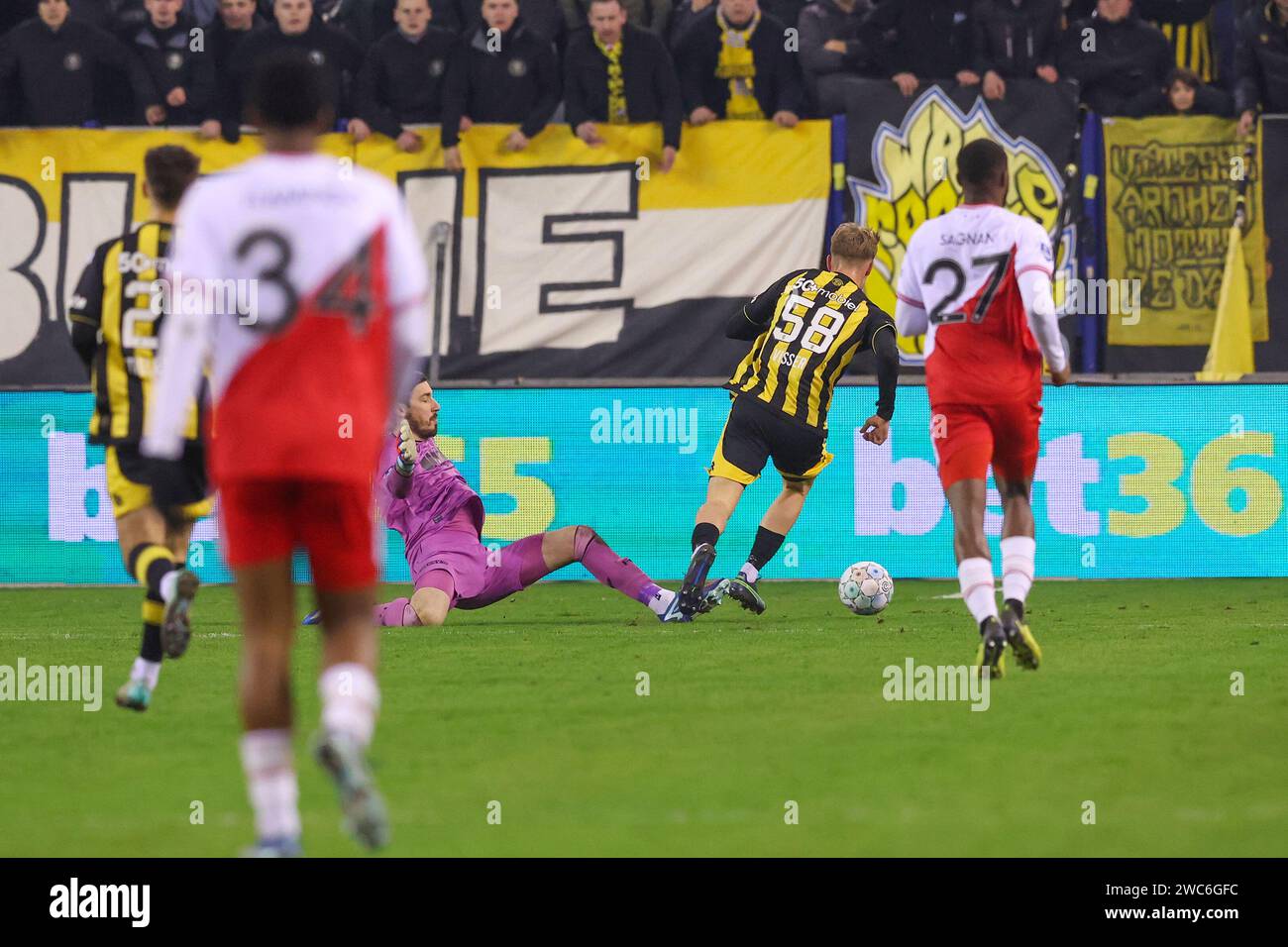 ARNHEM, NETHERLANDS - JANUARY 14: Goalkeeper Vasilis Barkas of FC ...