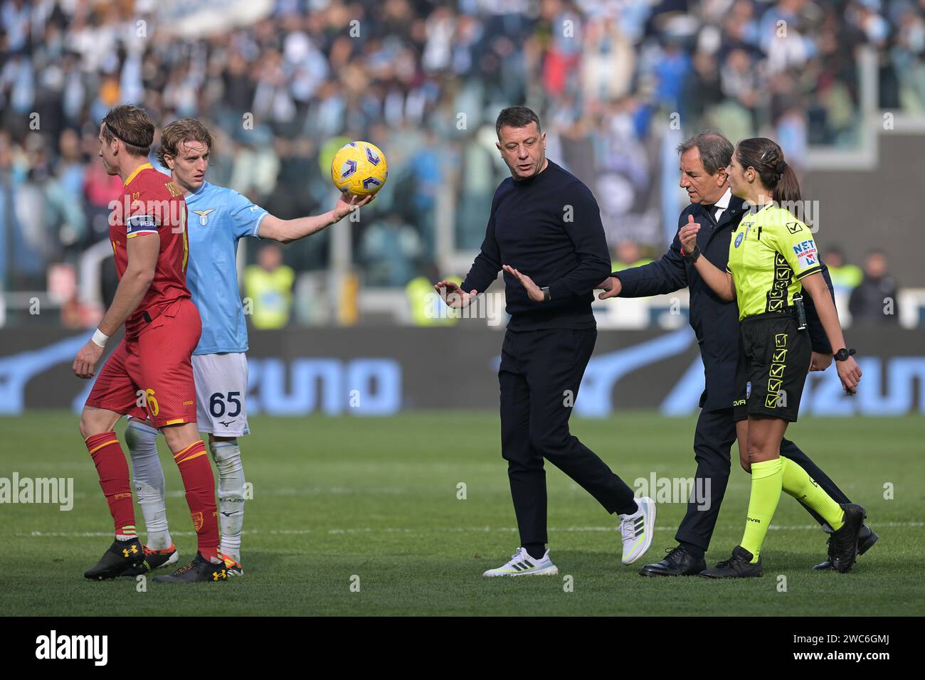 Stadio Olimpico, Rome, Italy. 14th Jan, 2024. Italian Serie A Football ...