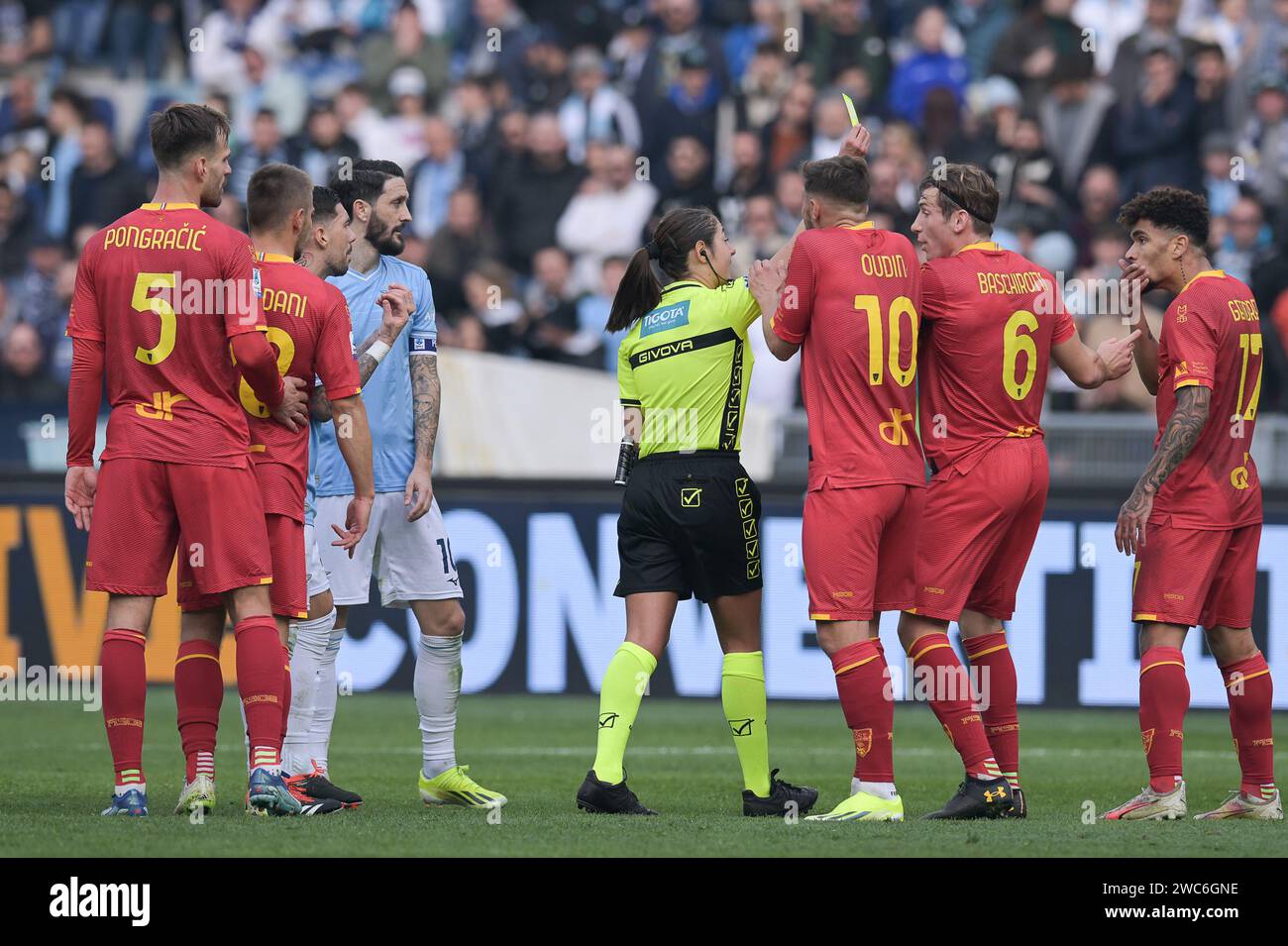 Stadio Olimpico, Rome, Italy. 14th Jan, 2024. Italian Serie A Football ...