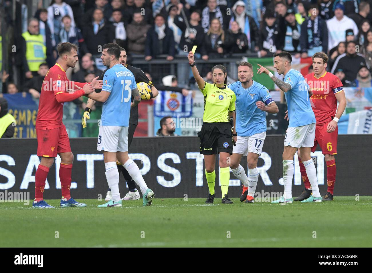 Stadio Olimpico, Rome, Italy. 14th Jan, 2024. Italian Serie A Football ...