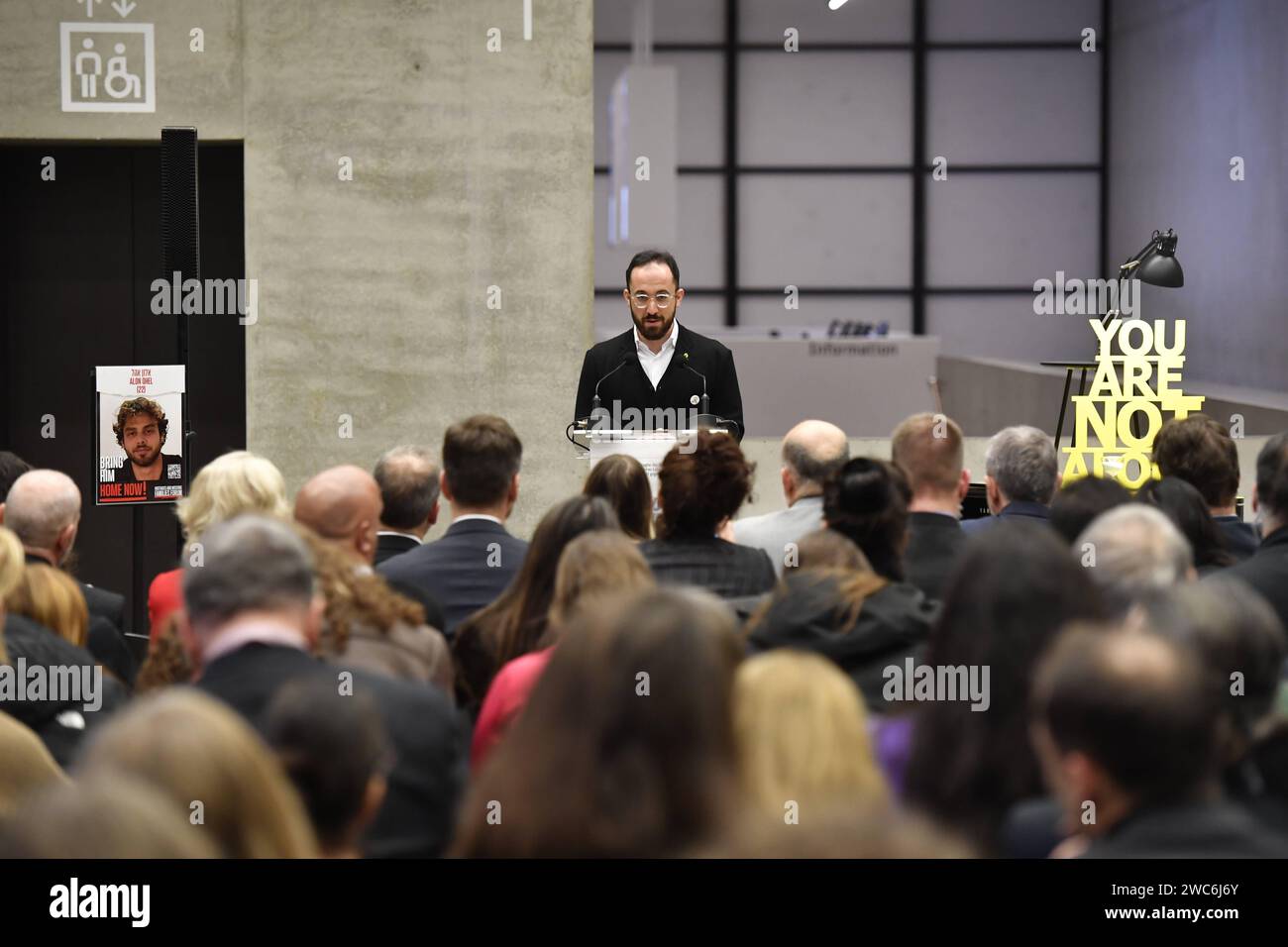 Der Starpianist Igor Levit spielte am Sonntag 14.01.2024 in der James ...