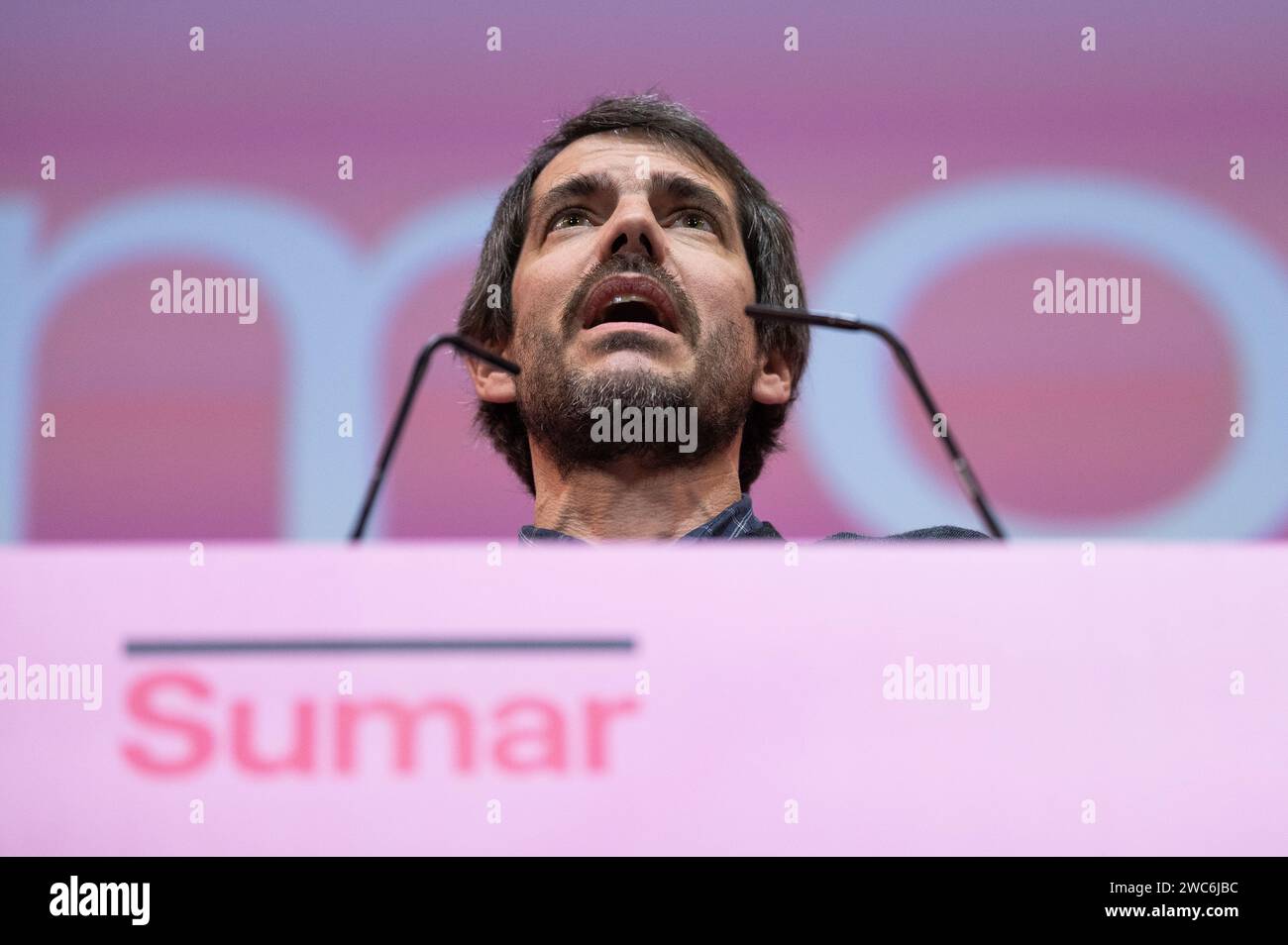 Madrid, Spain. 14th Jan, 2024. The Minister of Culture, Ernest Urtasun ...