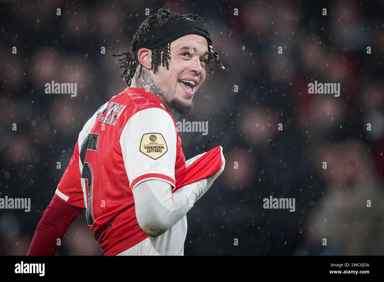 Rotterdam, Netherlands. 14th Jan, 2024. ROTTERDAM, 14-01-2024, Stadium Feijenoord/De Kuip, Dutch ...