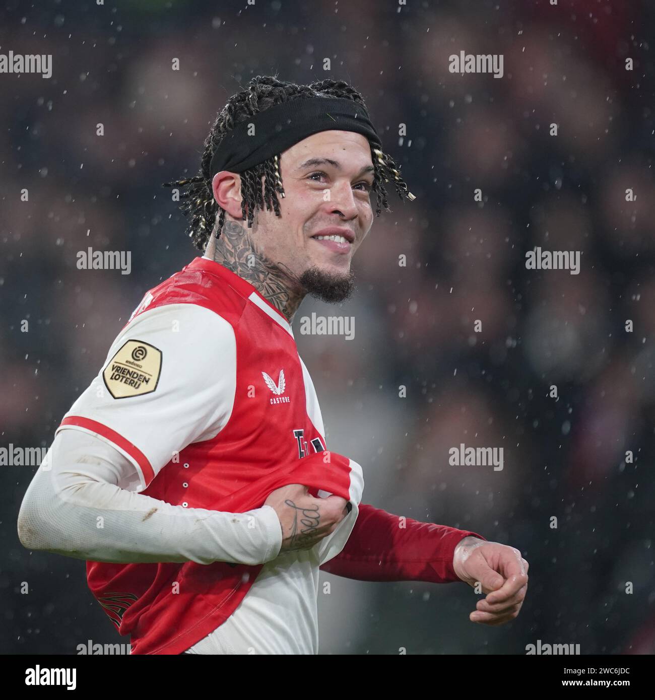 Rotterdam, Netherlands. 14th Jan, 2024. ROTTERDAM, 14-01-2024, Stadium Feijenoord/De Kuip, Dutch ...