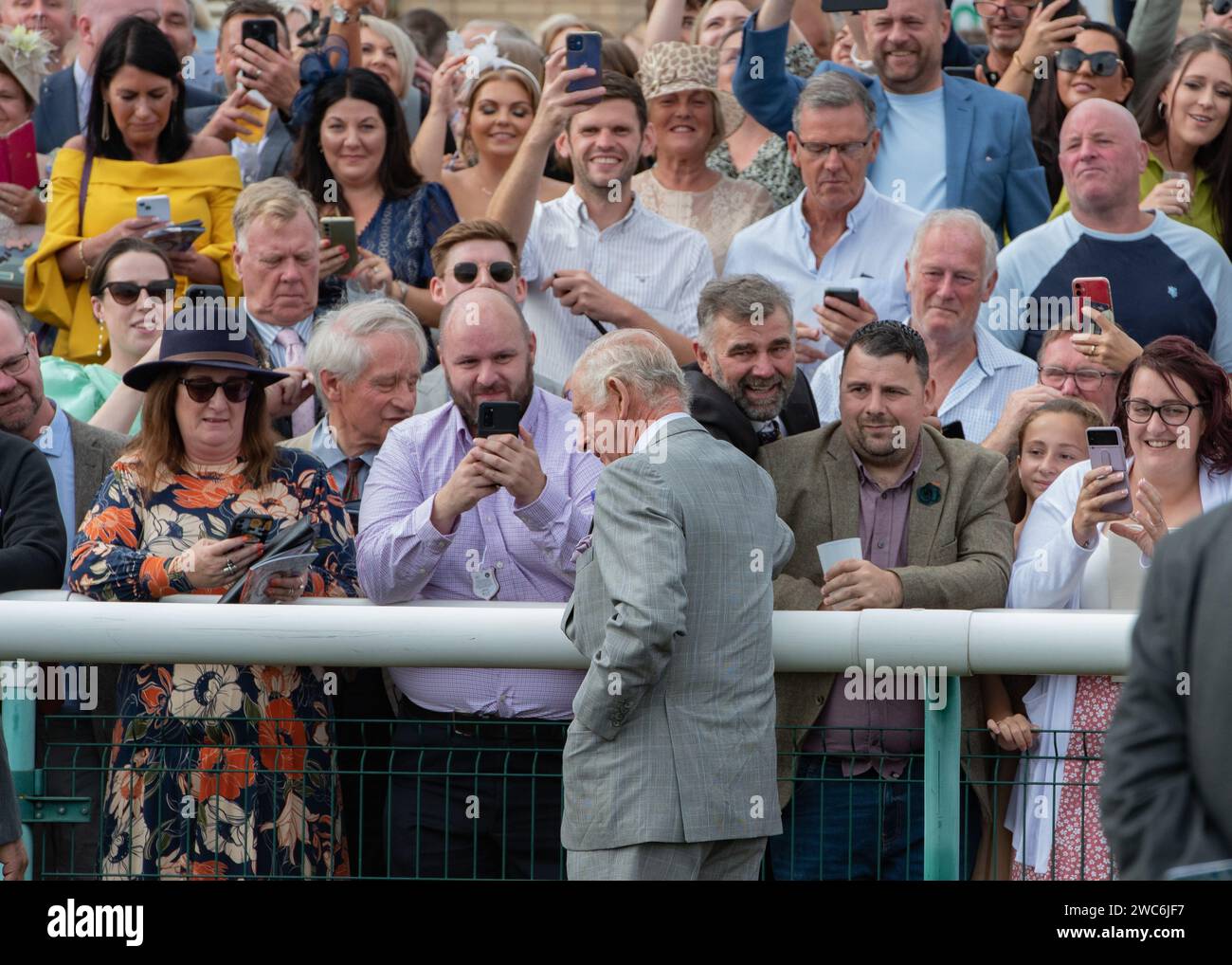 King charles at doncaster racecourse hi-res stock photography and ...