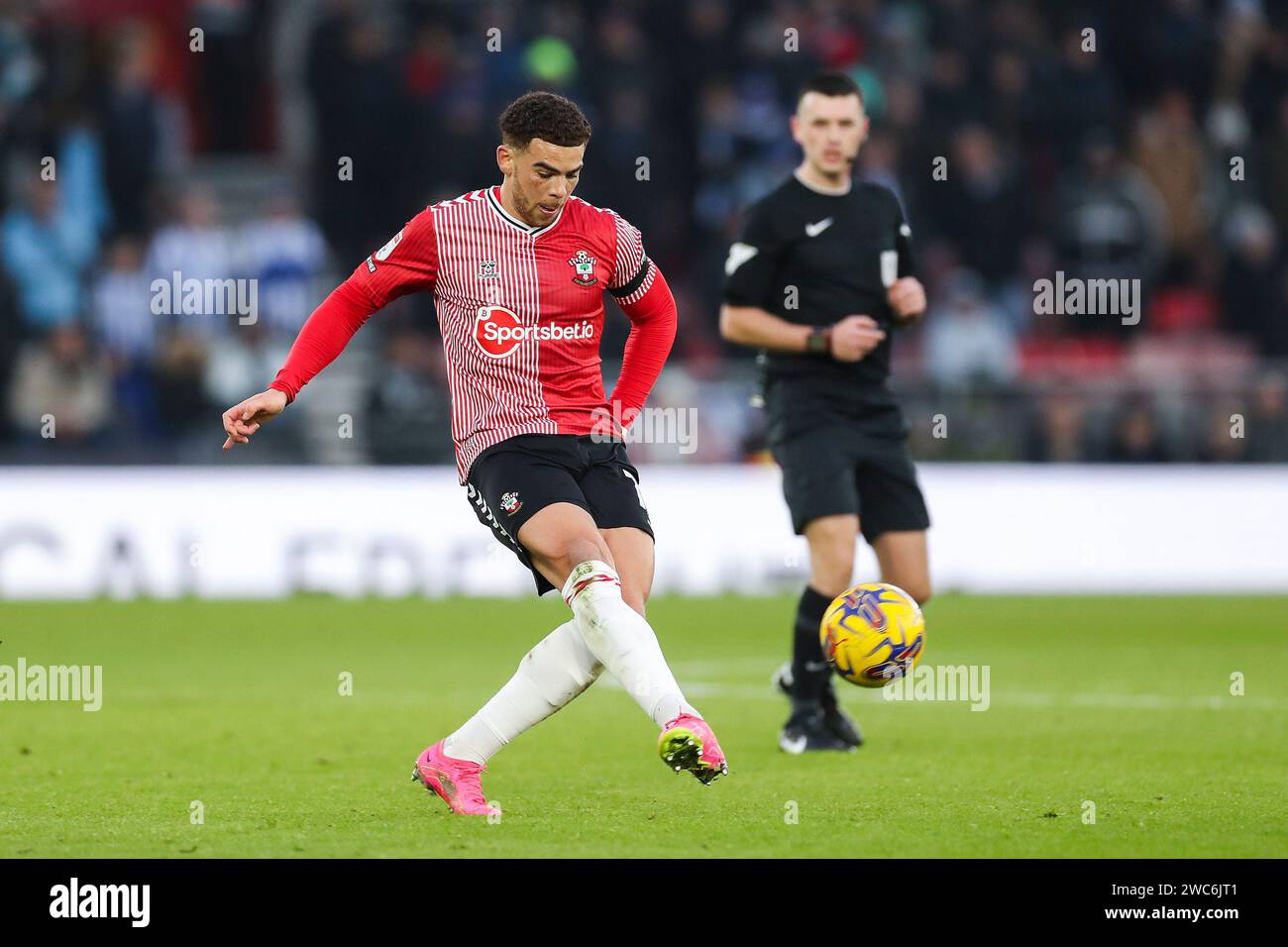 Southampton forward Che Adams (10) in action during the Southampton FC ...