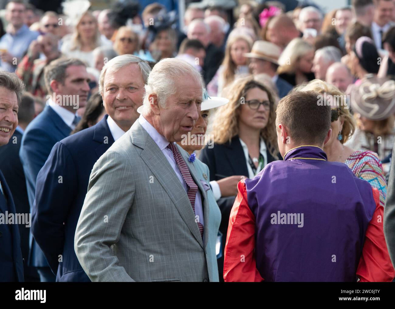 King charles at doncaster racecourse hi-res stock photography and ...