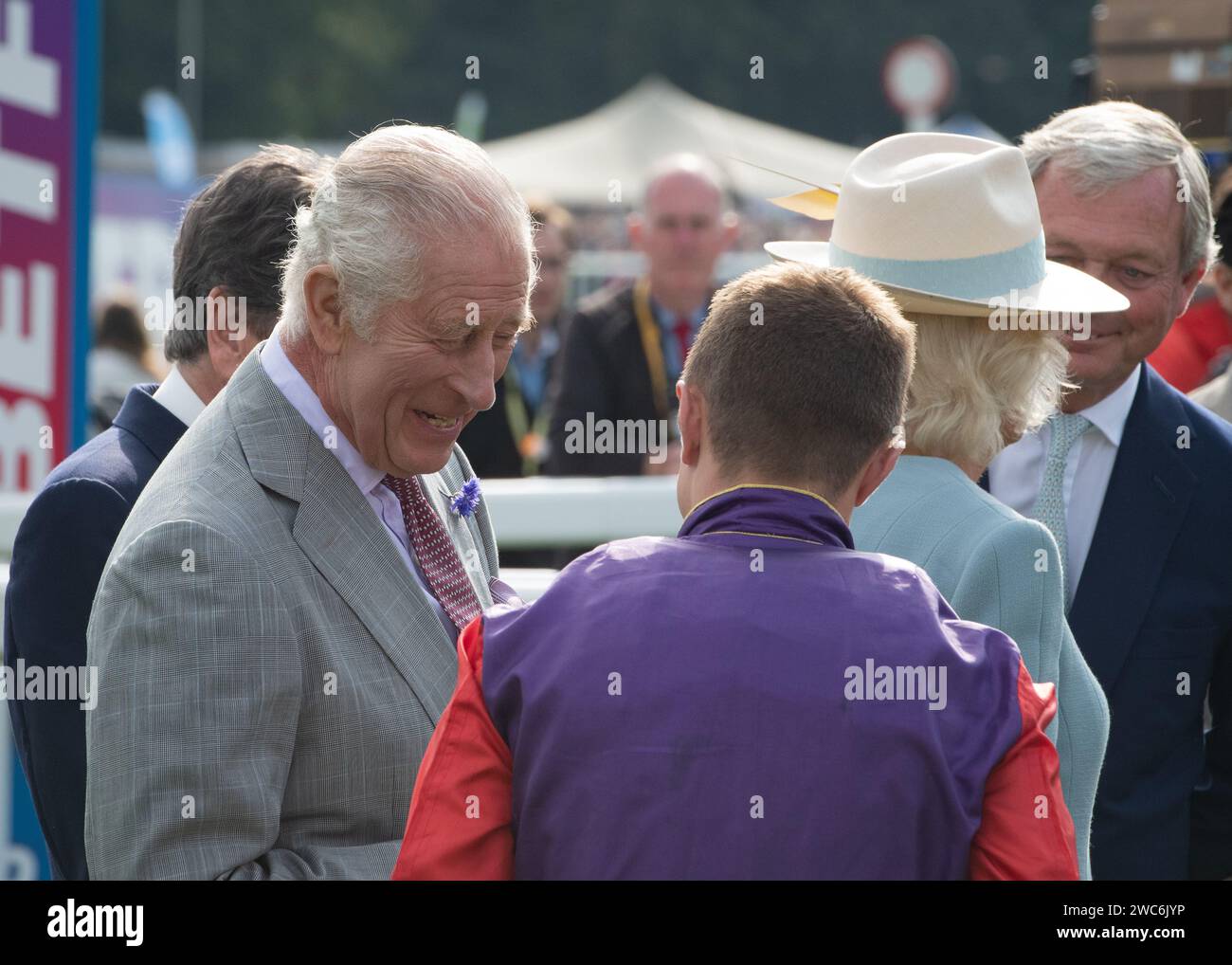 HM The King & HM The Queen at Doncaster Racecourse - St Leger 2023 ...